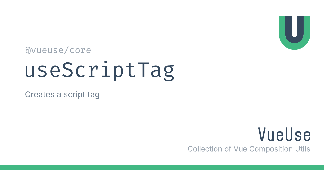 useScriptTag | VueUse