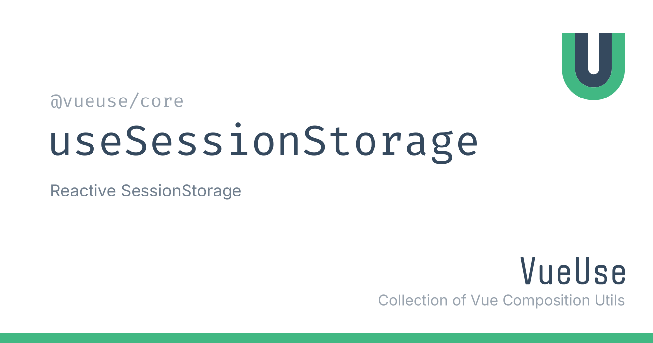 useSessionStorage | VueUse